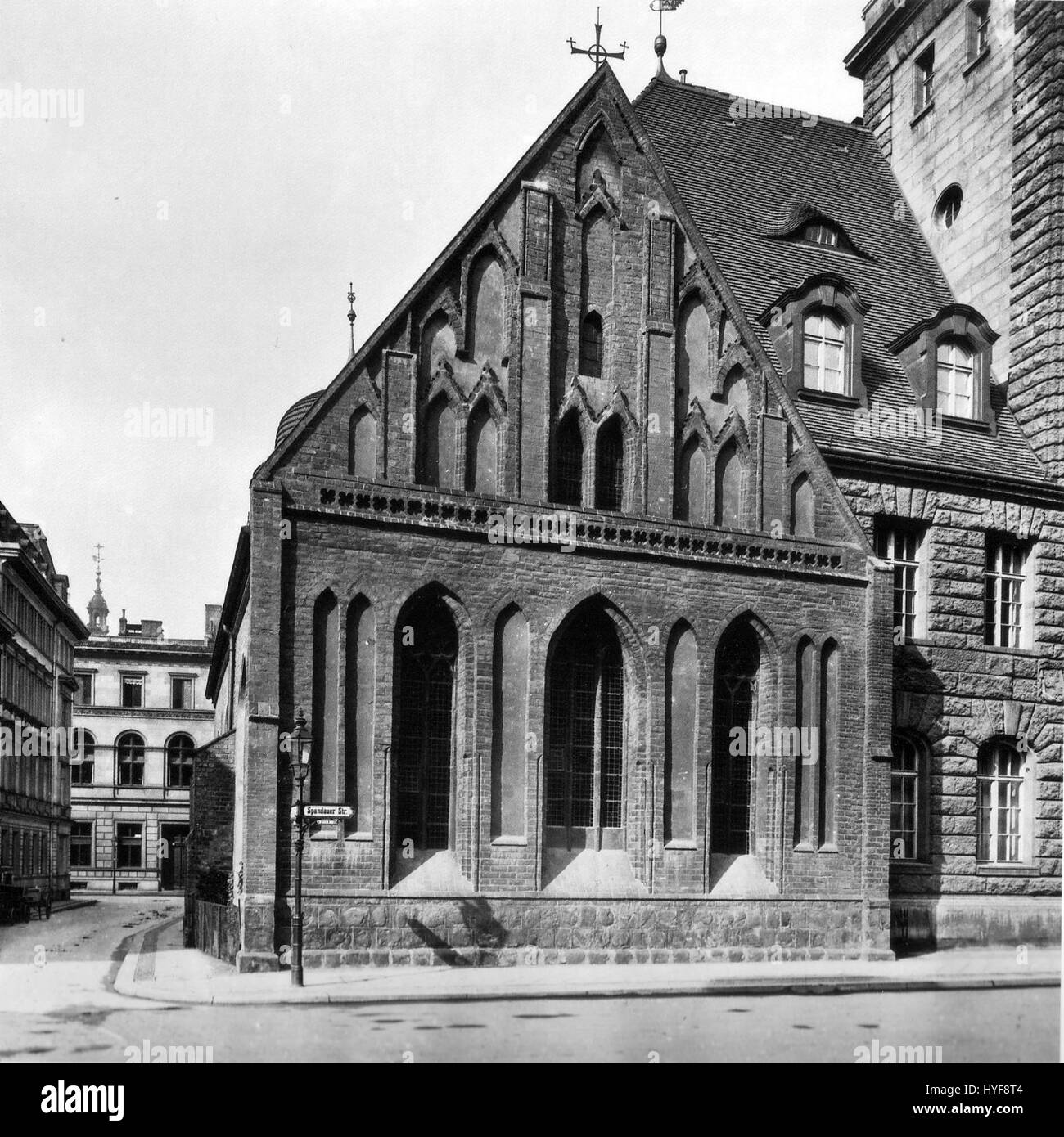 The Heiliggeistkapelle (Holy Spirit Chapel) in Berlin, built in the ...