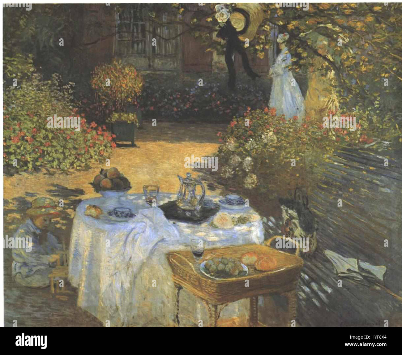 Claude Monet's 'Das Mittagsmahl' (The Luncheon) is a prime example of ...