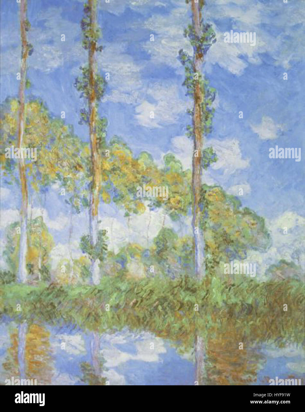 'Poplars in the Sun' is a series of paintings by Claude Monet ...