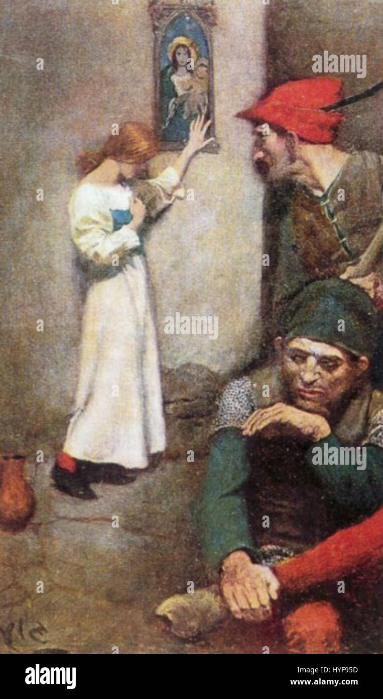 Howard Pyle’s 'Joan of Arc in Prison' depicts the historical figure ...