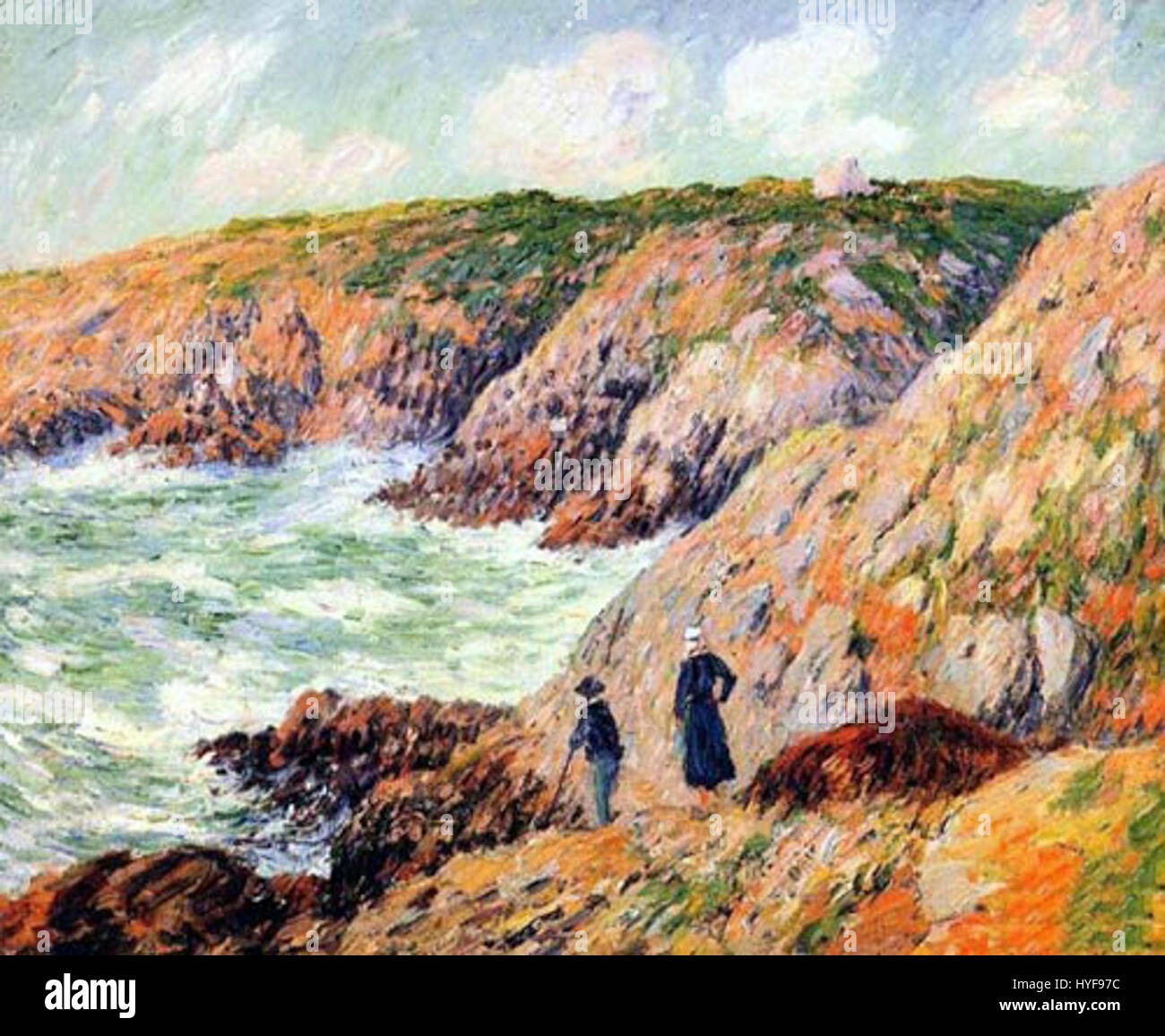 The Moret cliffs are geological formations located near the town of ...