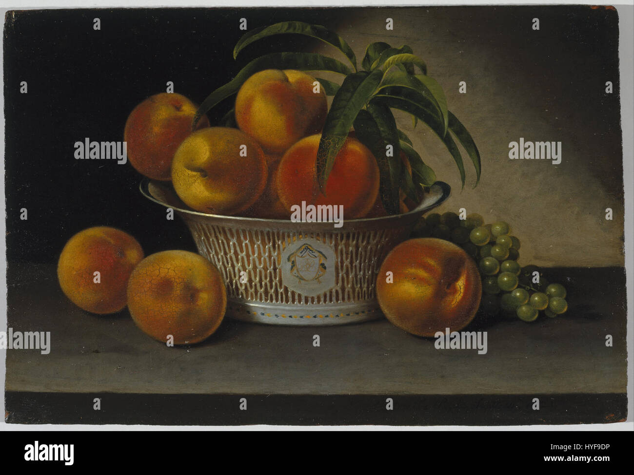 ‘Still Life with Peaches’ by Raphaelle Peale is a classic example of ...