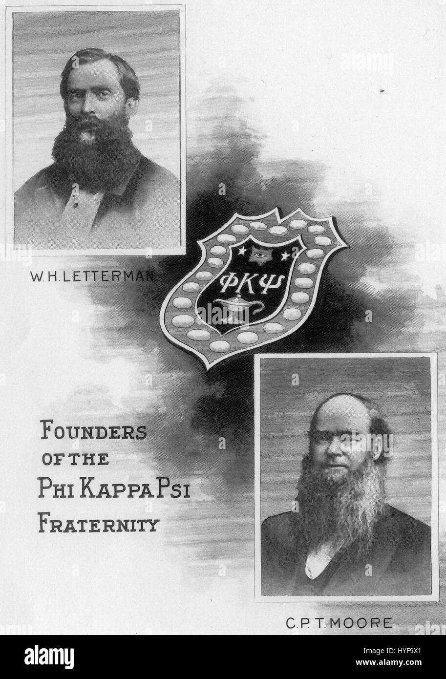 The Phi Kappa Psi Founders Letterman and Moore from 1902 captures two ...