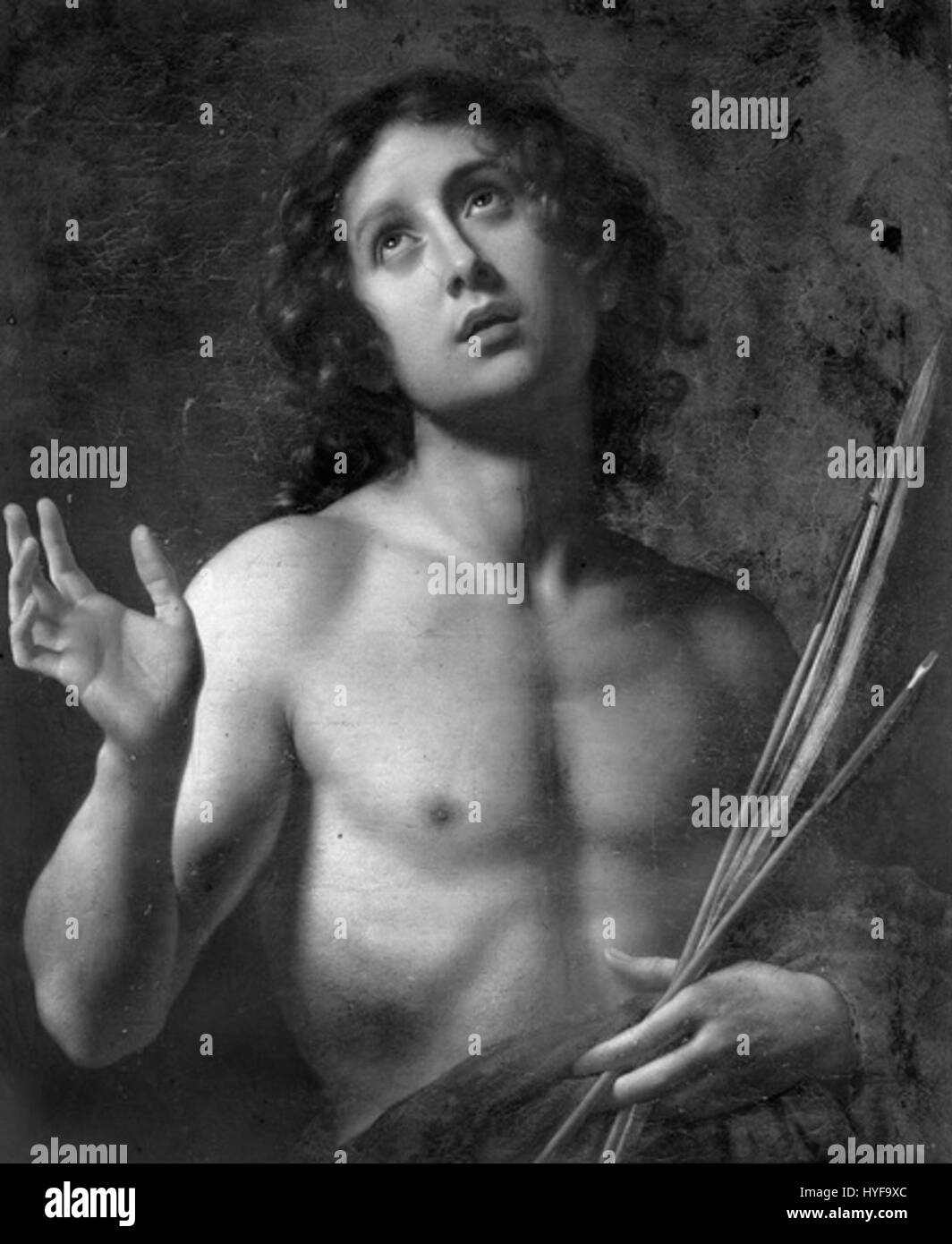 The painting 'San Sebastiano' by Italian Baroque artist Carlo Dolci ...