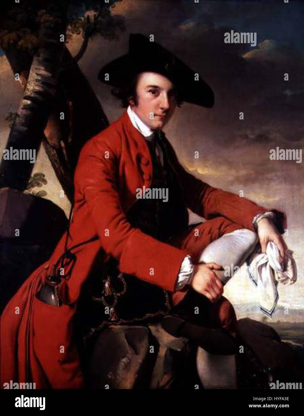 A formal portrait of Fleetwood Hesketh, depicting the subject in a ...