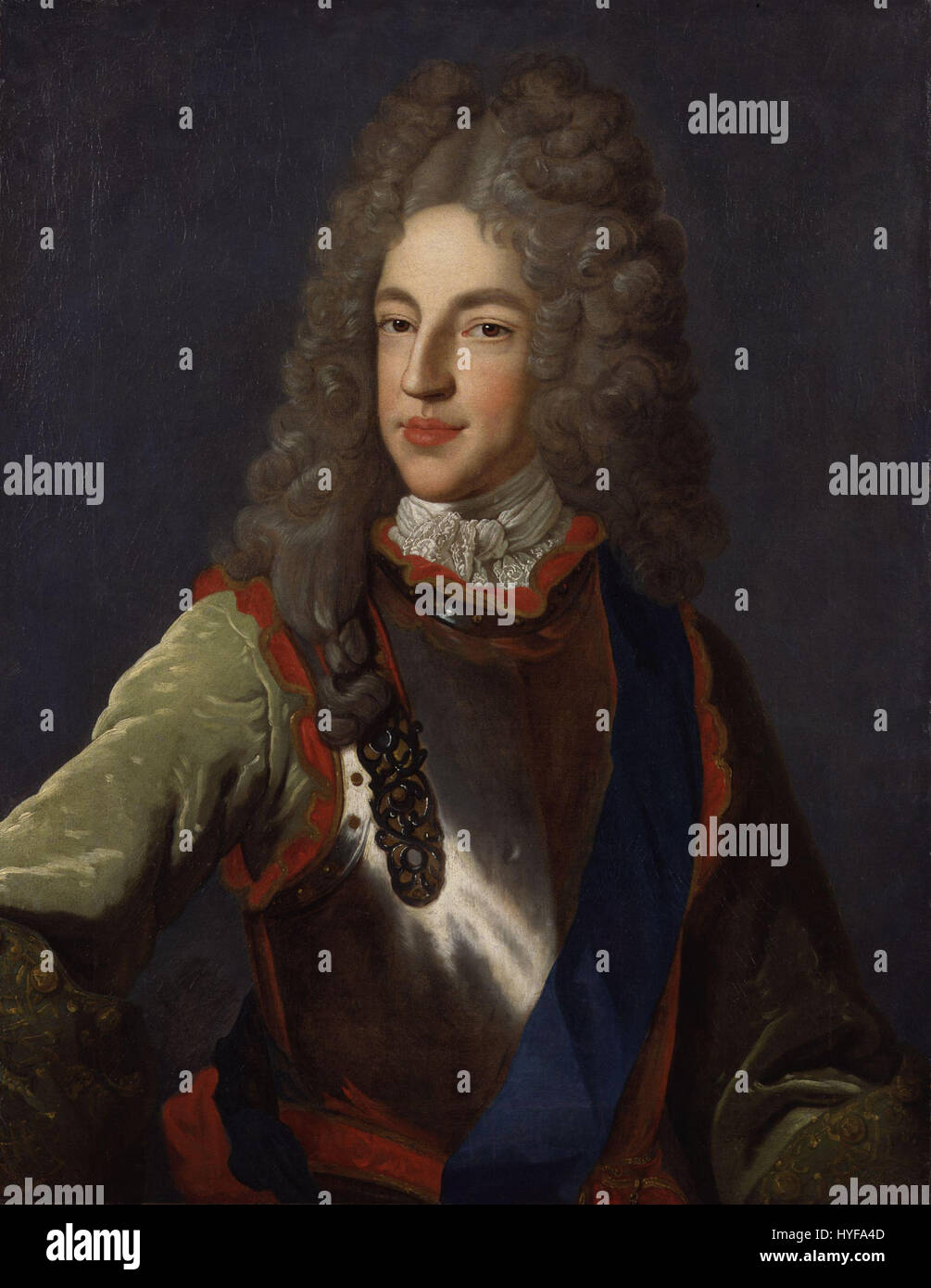 Prince James Francis Edward Stuart by Alexis Simon Belle Stock Photo ...