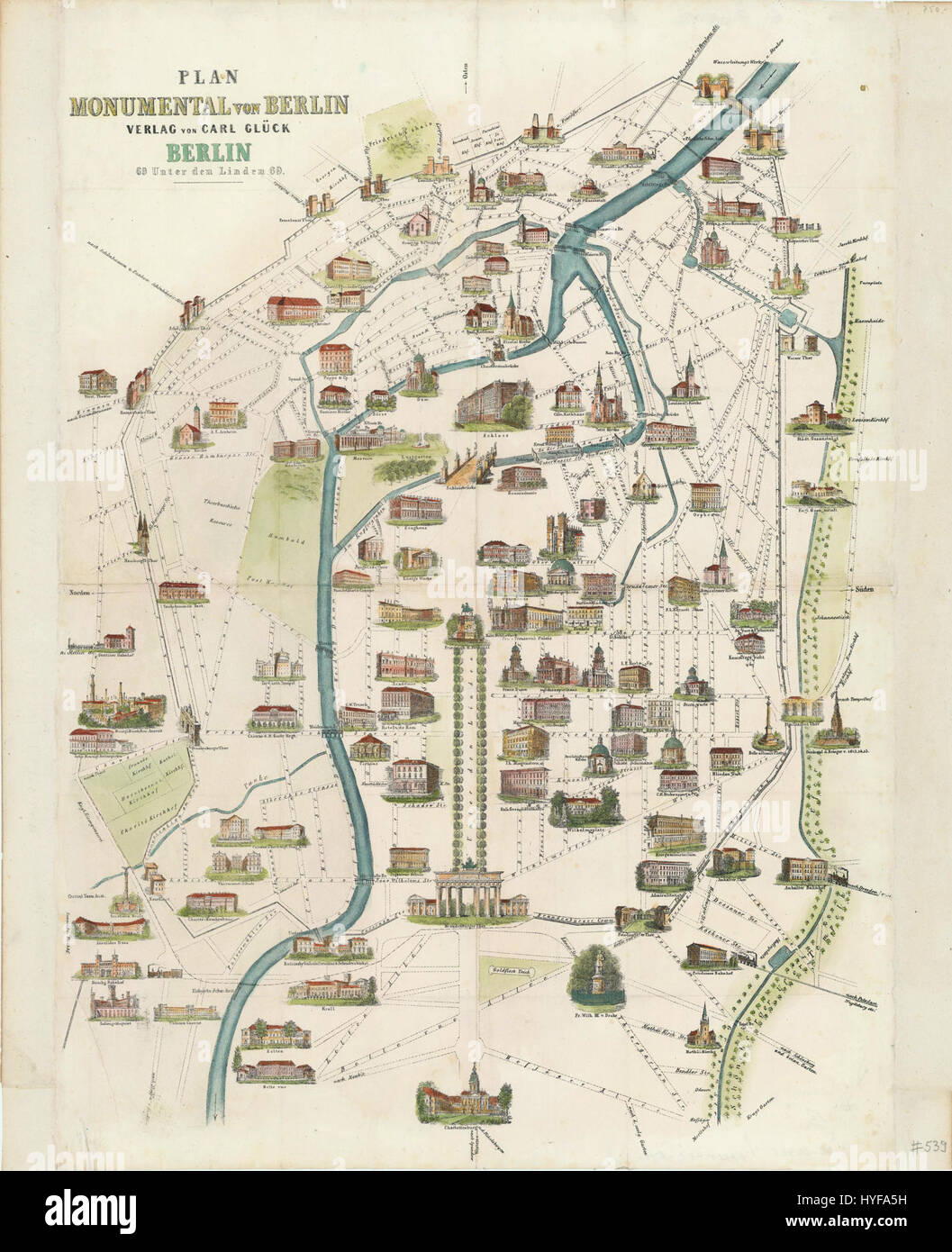 A detailed architectural plan from 1856 showcasing the monumental ...