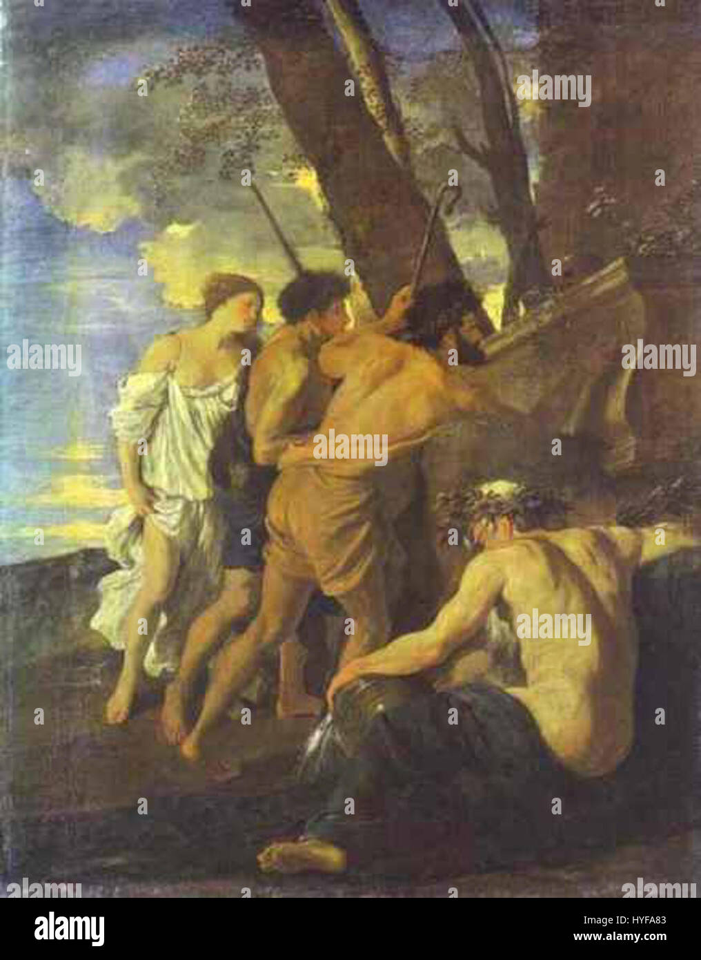 The painting 'Poussin 1627' by Nicolas Poussin is a masterpiece of ...