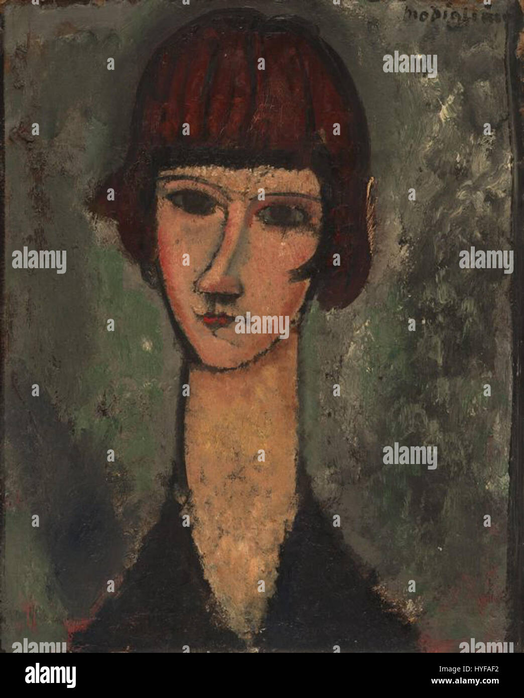 Amedeo Modigliani’s 'Portrait of a Woman' from around 1917-1919 is a ...