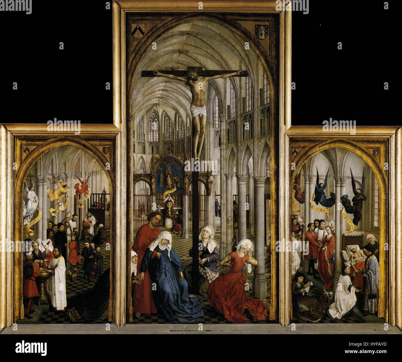 Rogier van der Weyden Seven Sacraments Altarpiece WGA25602 Stock Photo - Alamy