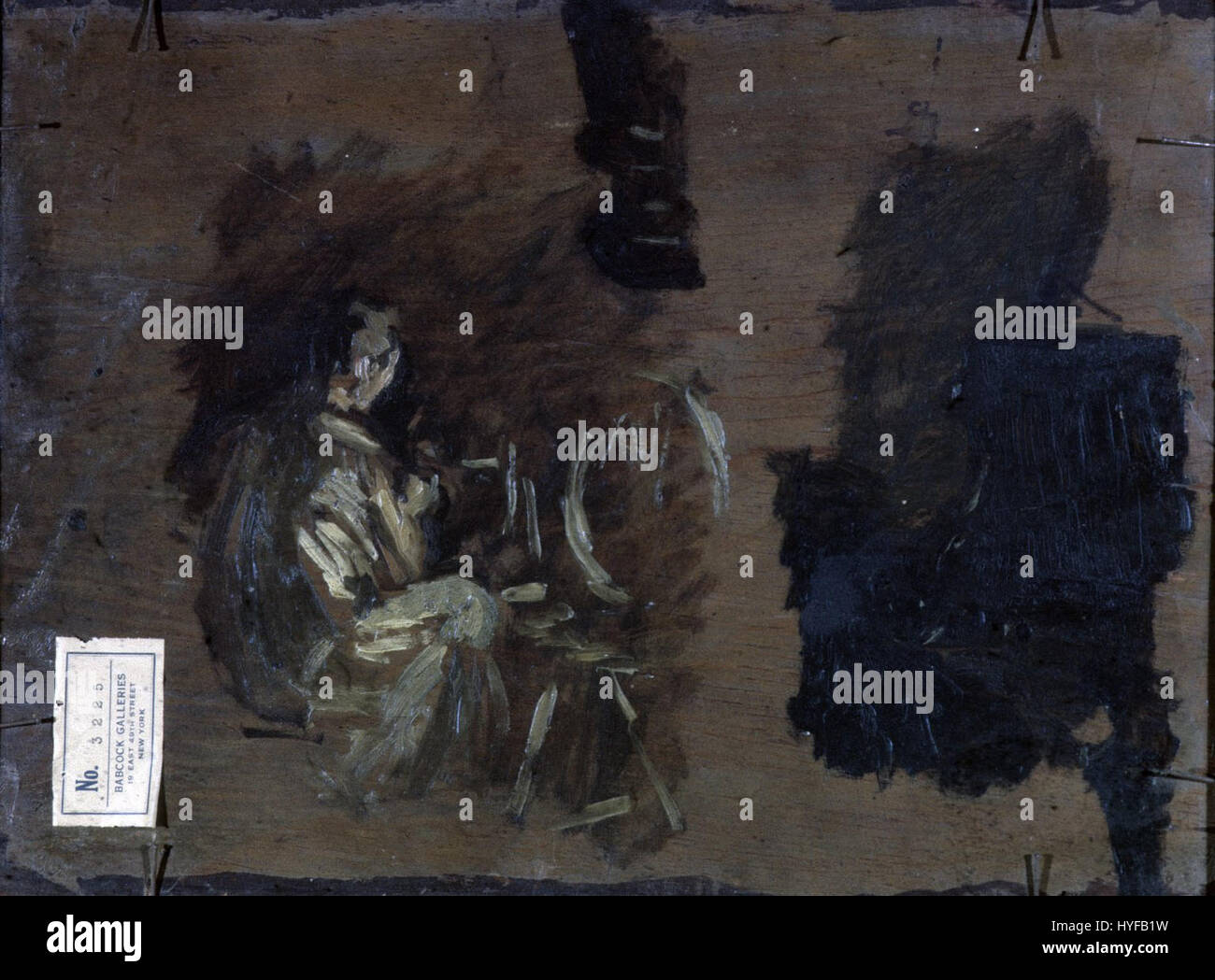 This sketch by Thomas Eakins, titled *Home Spun*, explores the themes ...