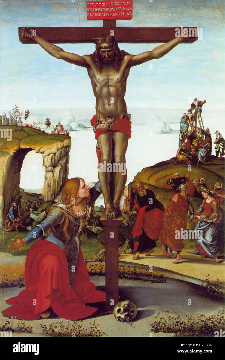 The Crucifixion by Luca Signorelli is a masterpiece painted on the altar wall of the San ...