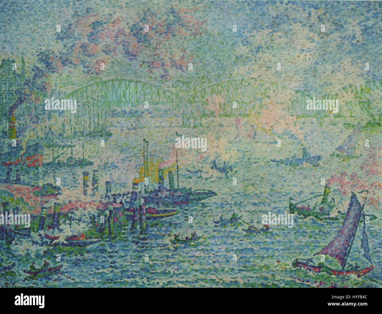 Paul Signac’s painting of the Port of Rotterdam captures the dynamic ...