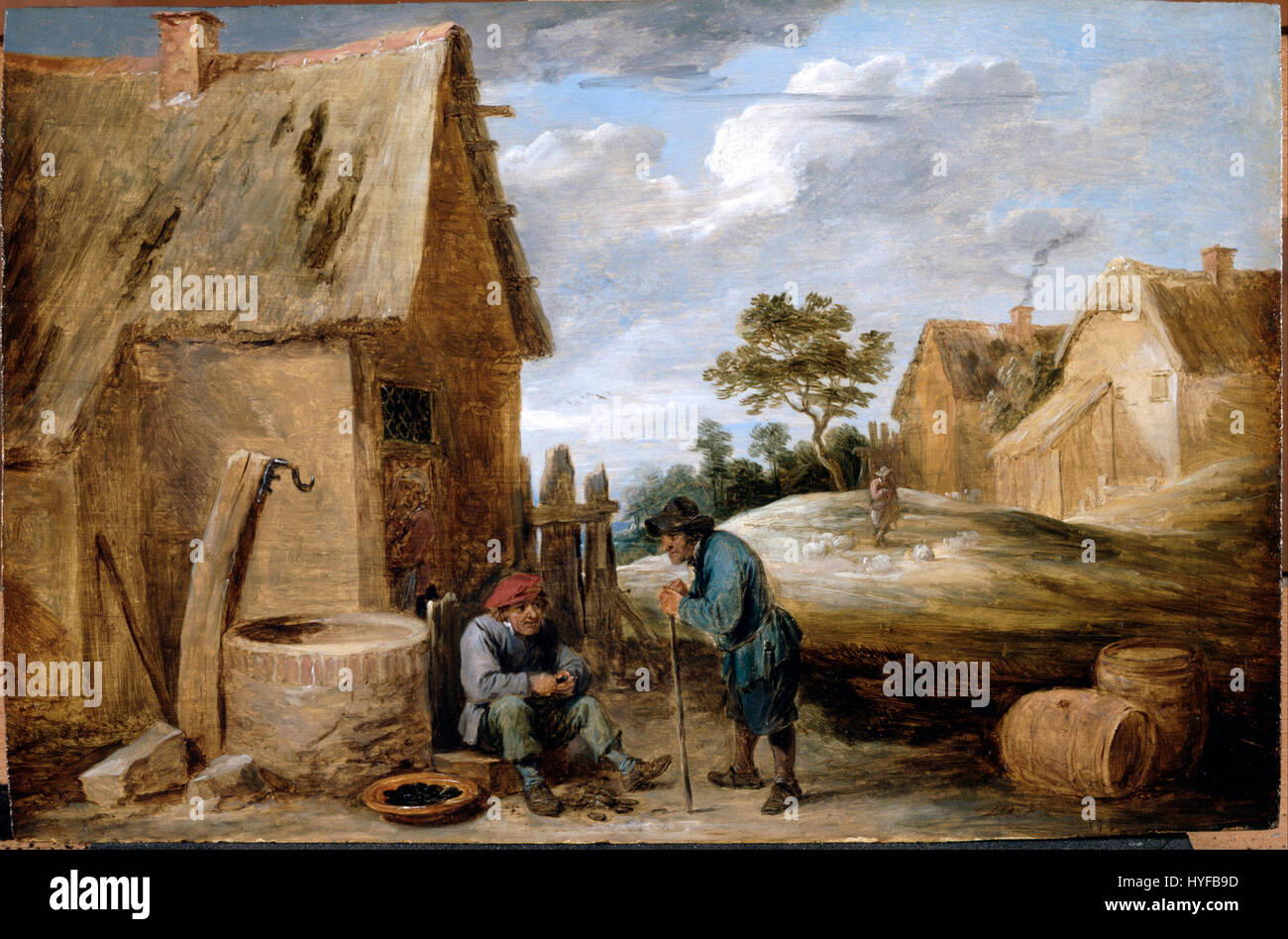 This painting by David Teniers the Younger shows a peasant eating ...