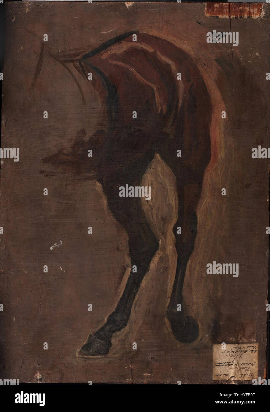 This study by the artist focuses on the anatomical and movement details ...