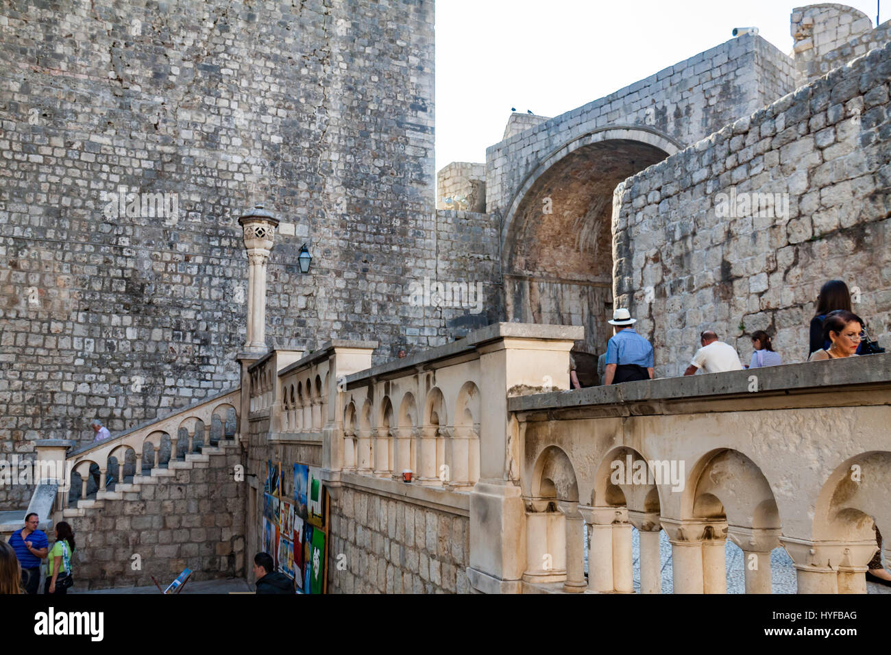Dubrovnik steps hi-res stock photography and images - Alamy
