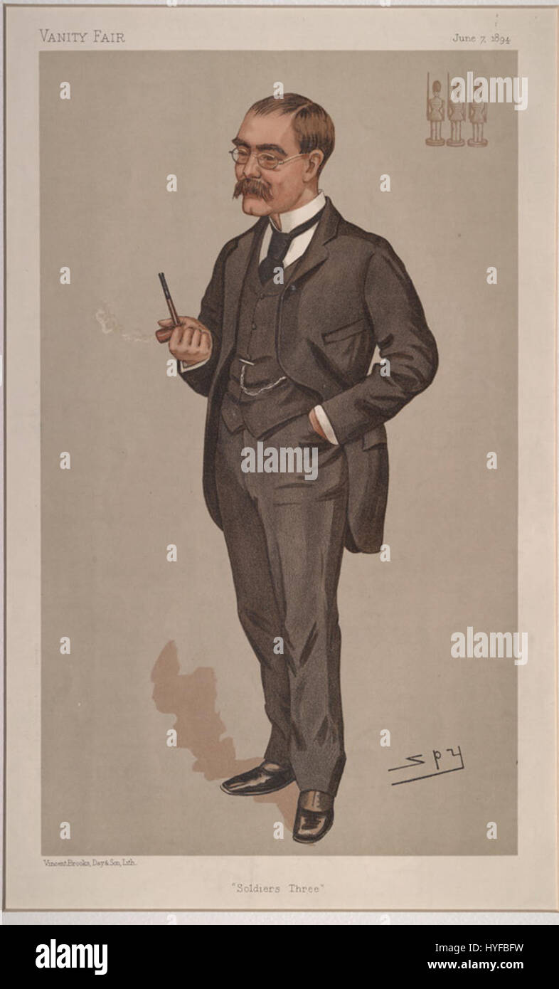 Joseph Rudyard Kipling, Vanity Fair, 1894 06 07 Stock Photo - Alamy
