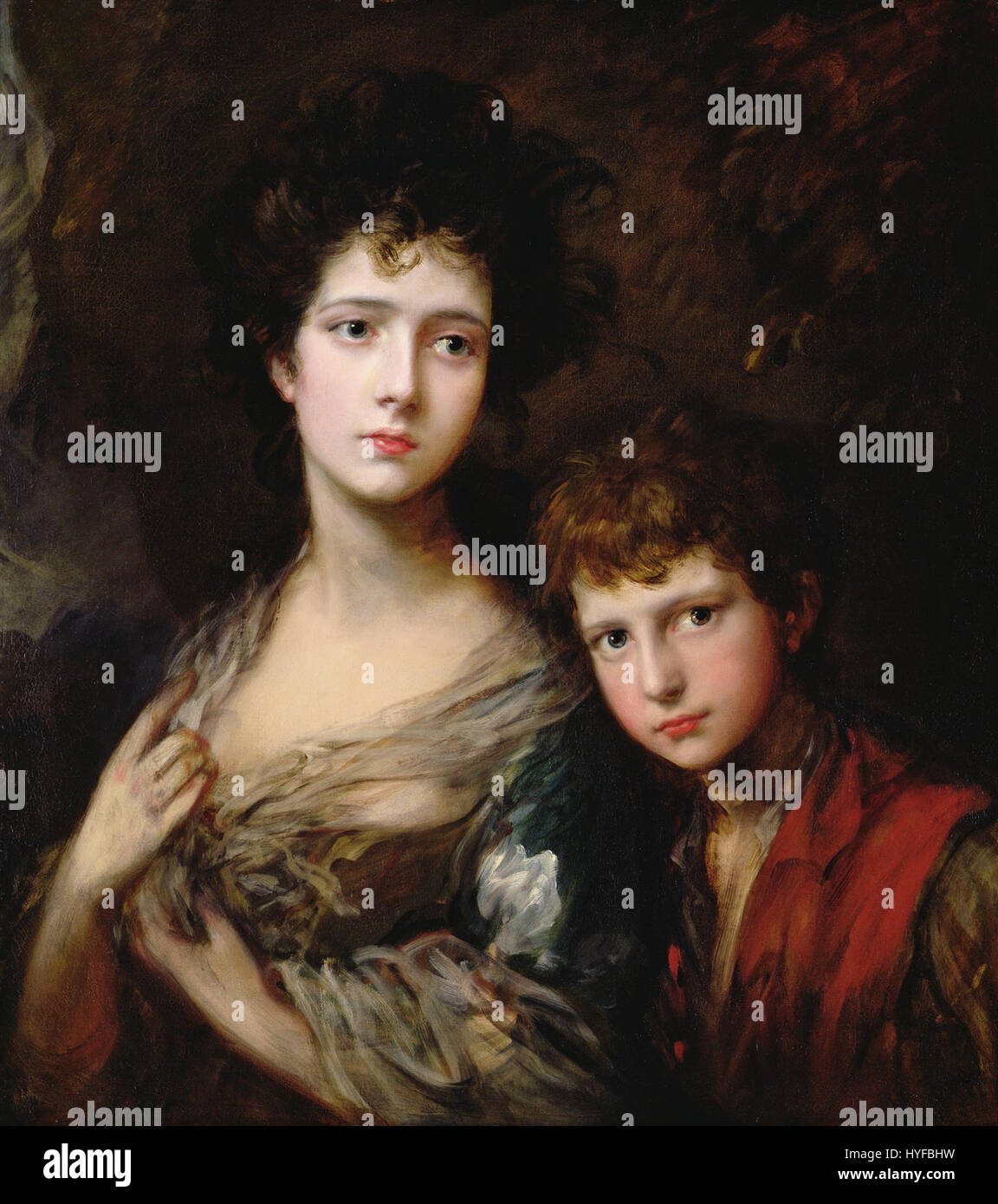 Thomas Gainsborough's portrait 'Elizabeth and Thomas Linley' depicts ...