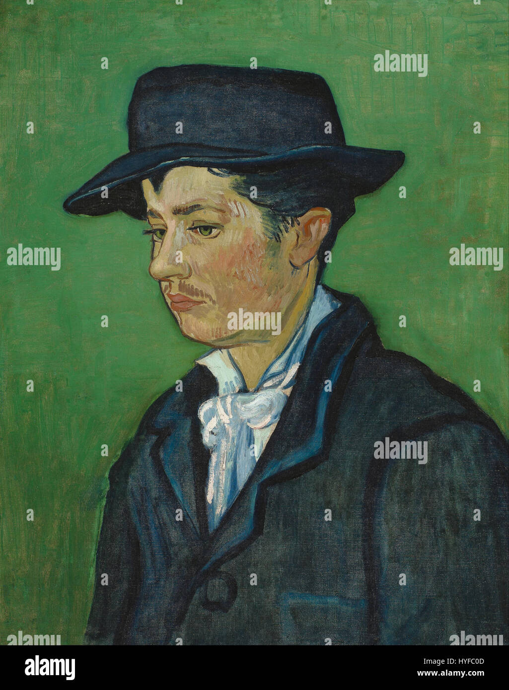 This portrait by Vincent van Gogh depicts Armand Roulin, a character ...
