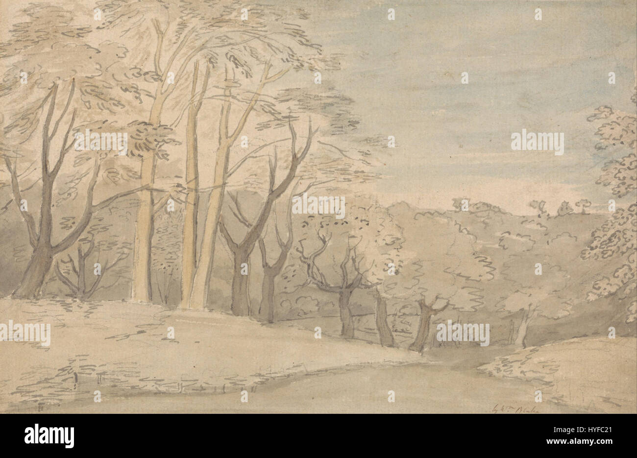 *A Woody Landscape* by William Blake captures the vivid, emotional ...