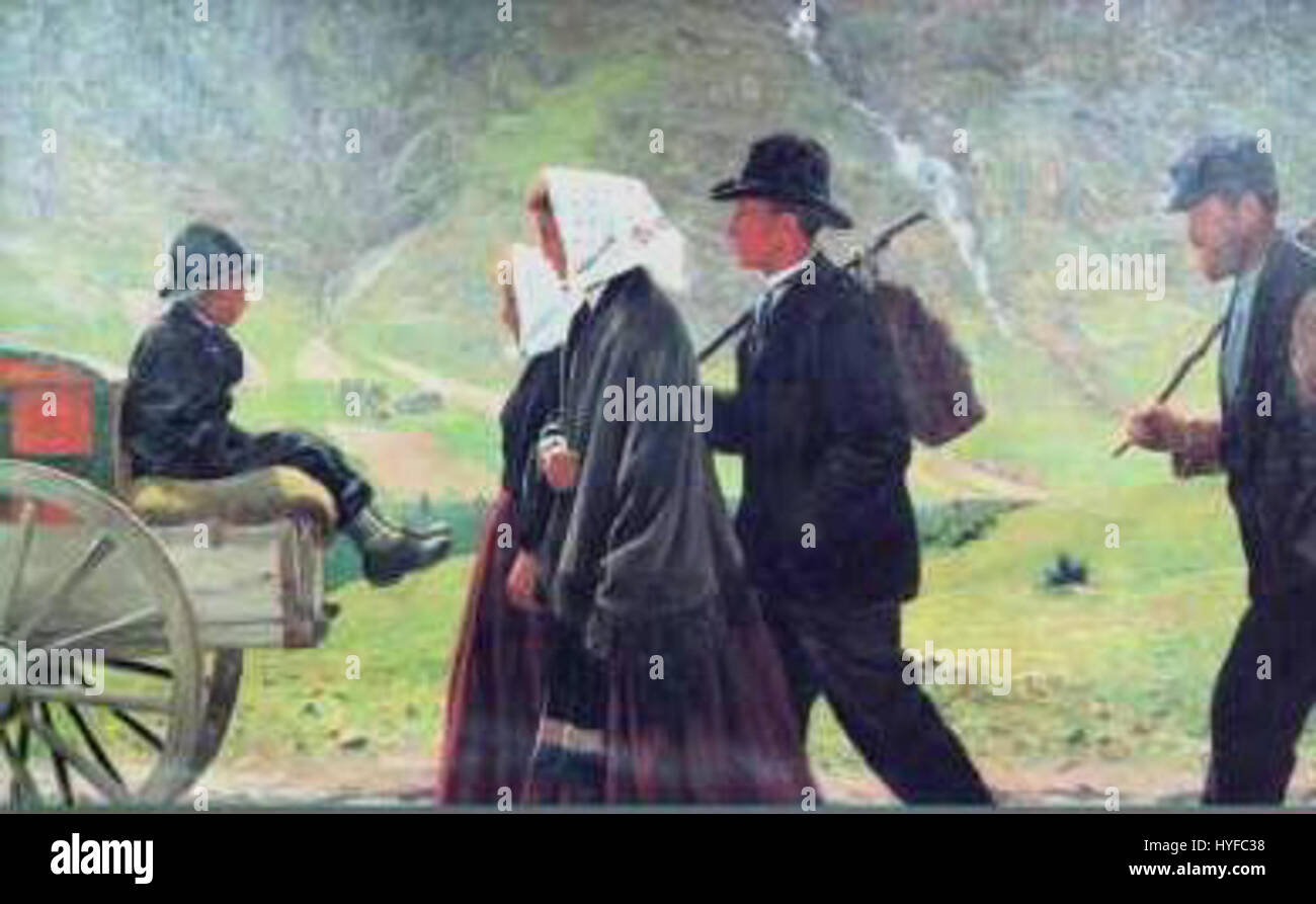 Gustav wentzel painting hi-res stock photography and images - Alamy