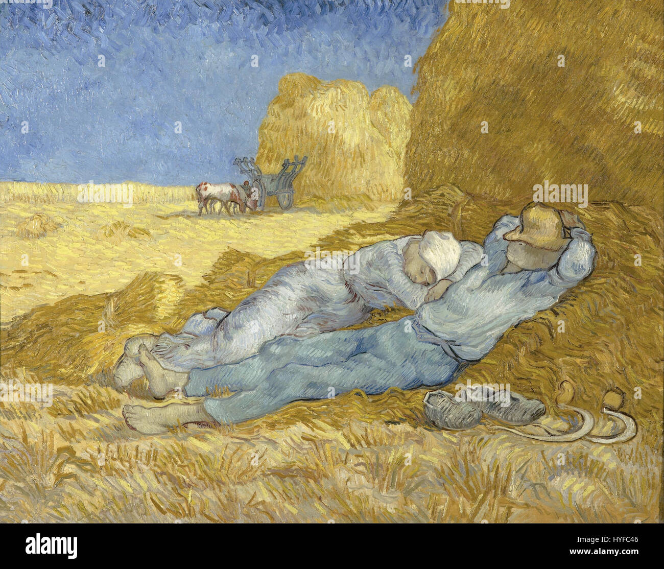 Vincent van Gogh’s 'The Siesta' (after Millet) demonstrates his ability ...