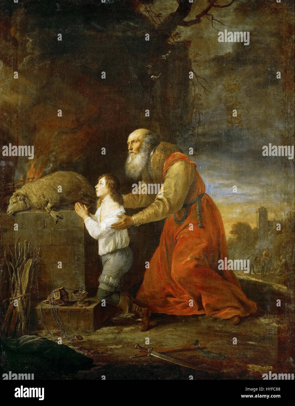 Abraham offering hospitality hi-res stock photography and images - Alamy