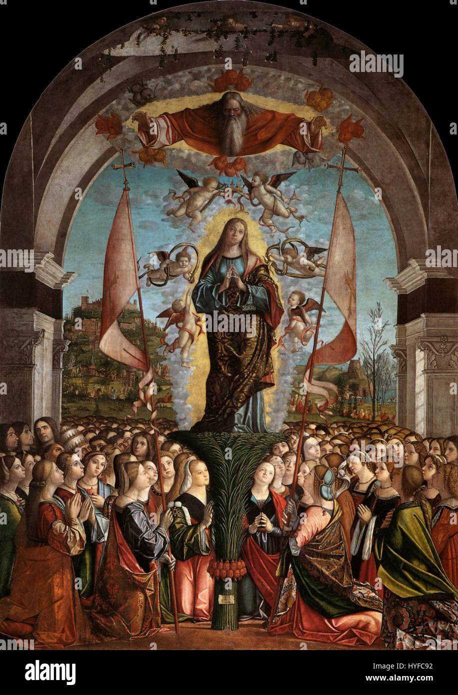 'Apotheosis of St Ursula' by Vittore Carpaccio is a Venetian ...
