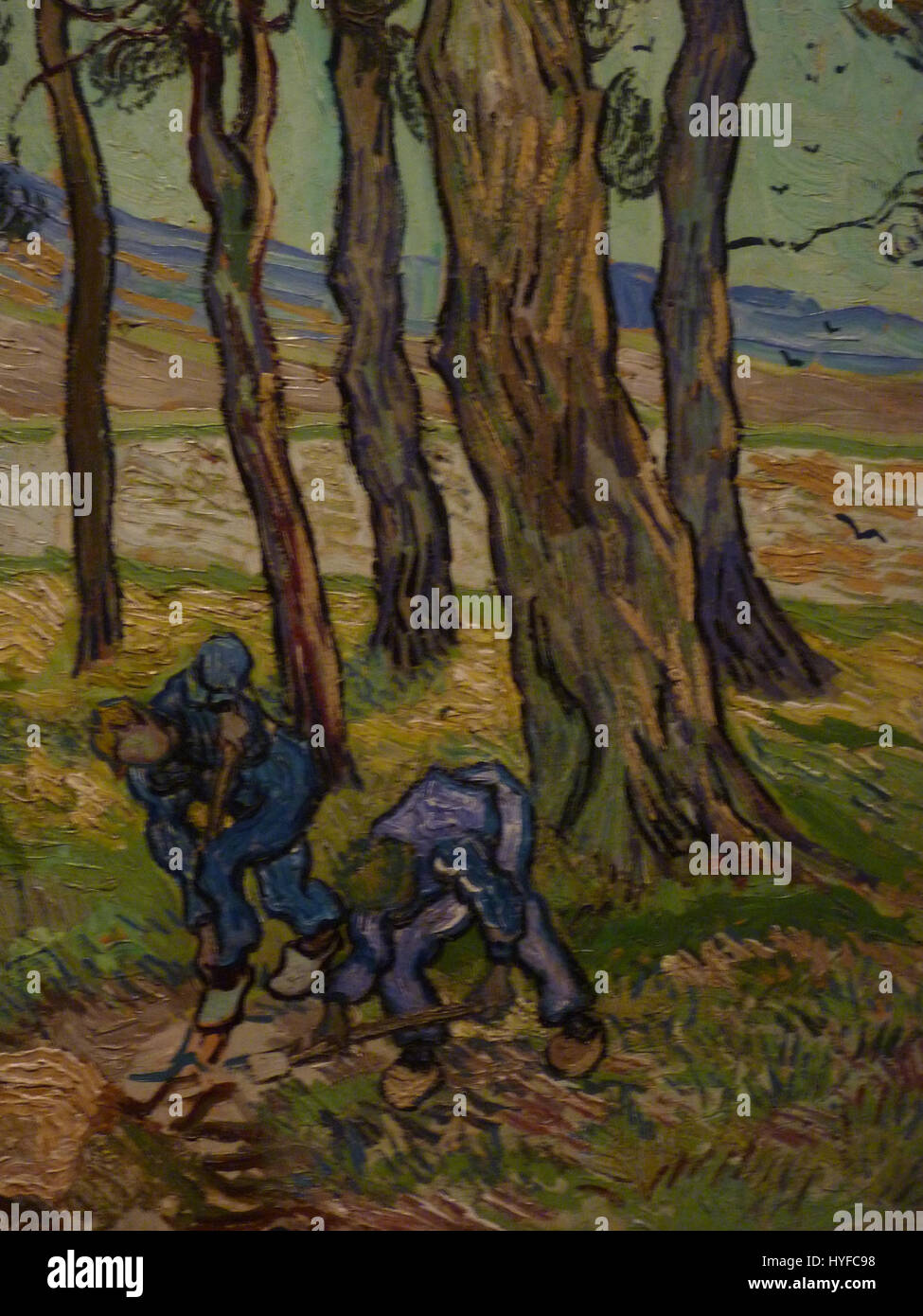 'The Diggers' (1889) by Vincent van Gogh is a vivid portrayal of ...