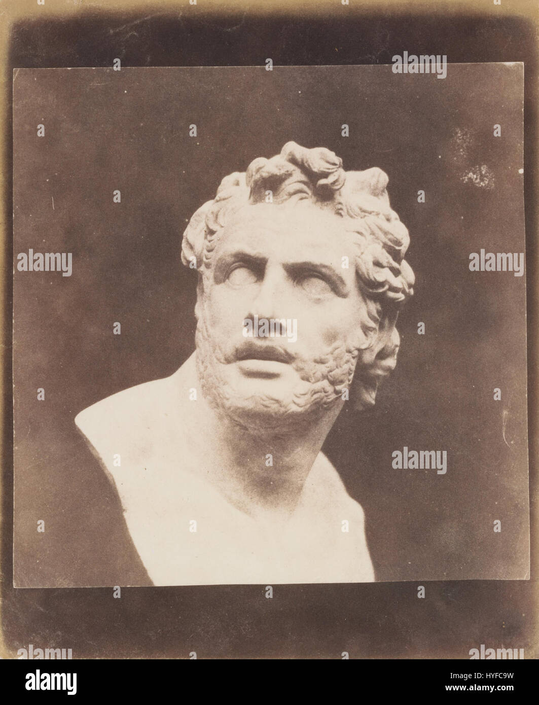 This bust of Patroclus by William Henry Fox Talbot captures the ...
