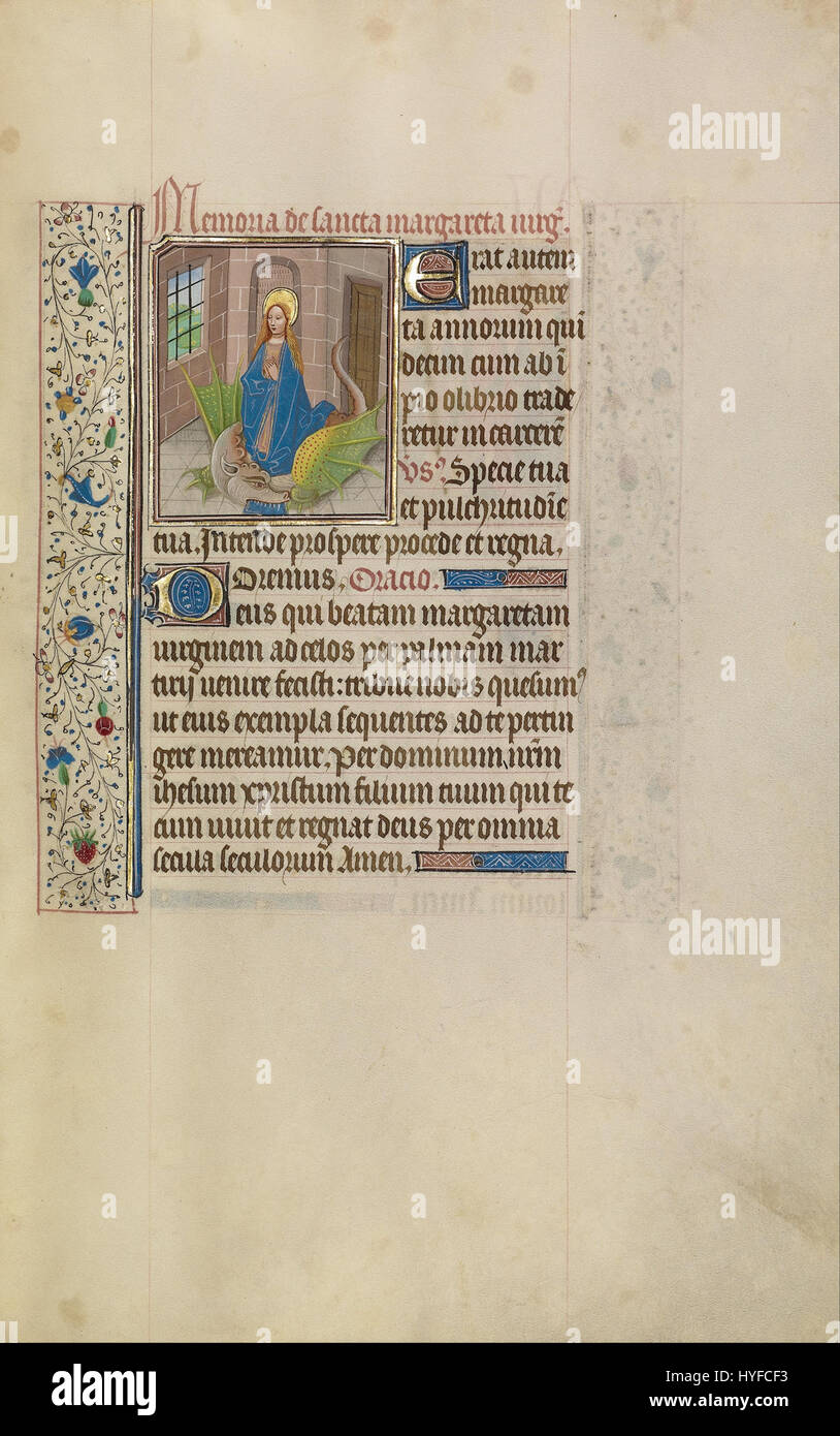 The Workshop of Willem Vrelant depicts the Christian martyr Saint ...