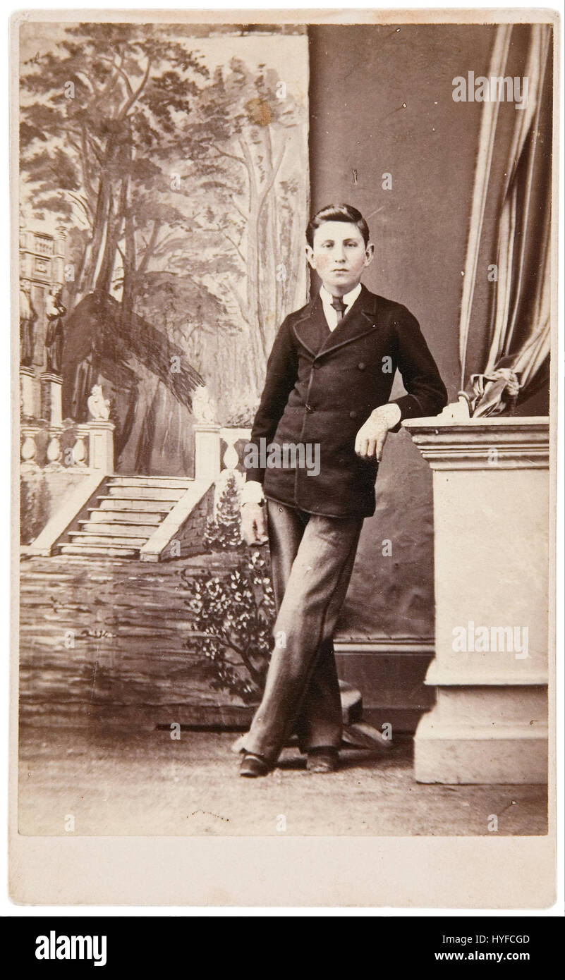 William Bentley's studio portrait of a young man combines classical ...