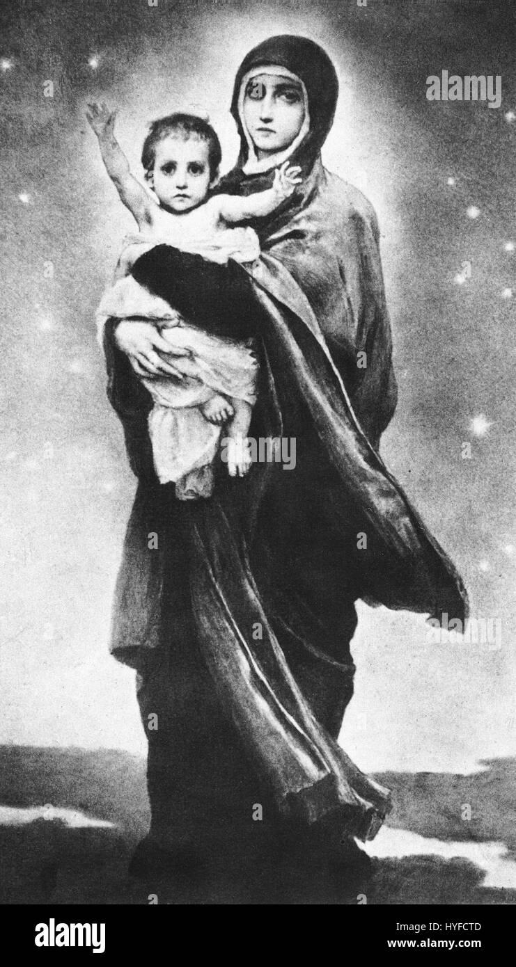 Viktor Vasnetsov's 'Bogomater Vladimir' depicts the Virgin Mary in the Orthodox Christian ...