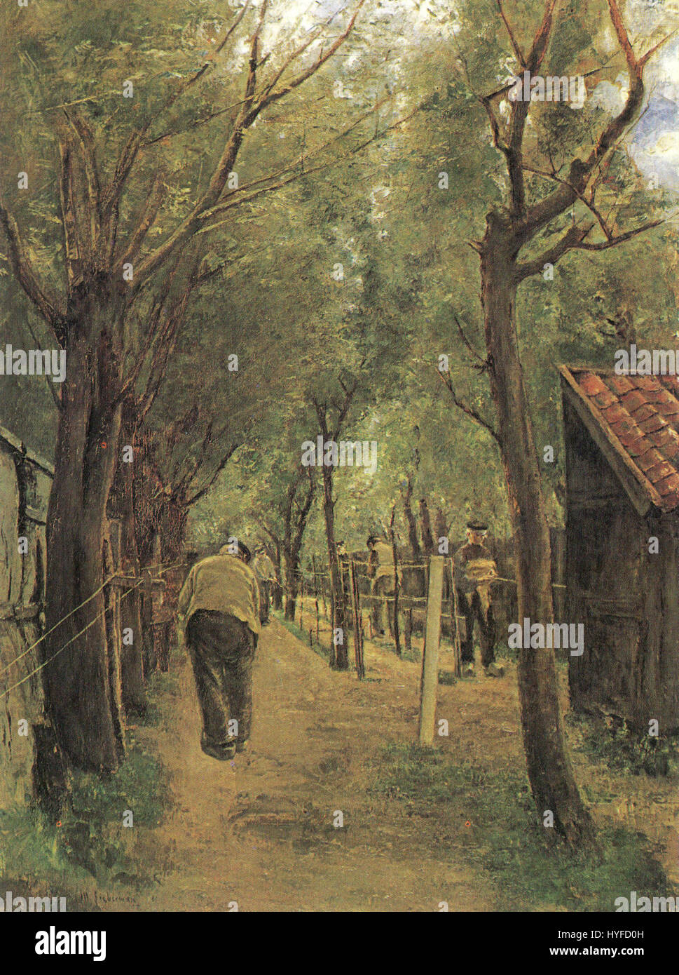 Max Liebermann’s Seilerbahn from 1887 is a depiction of a scene from ...