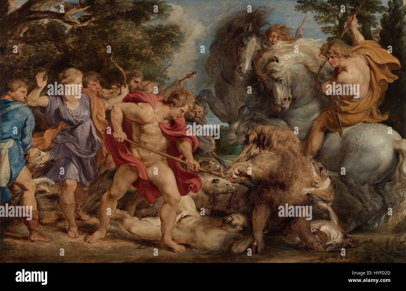 Peter paul rubens hunt meleager hi-res stock photography and images - Alamy