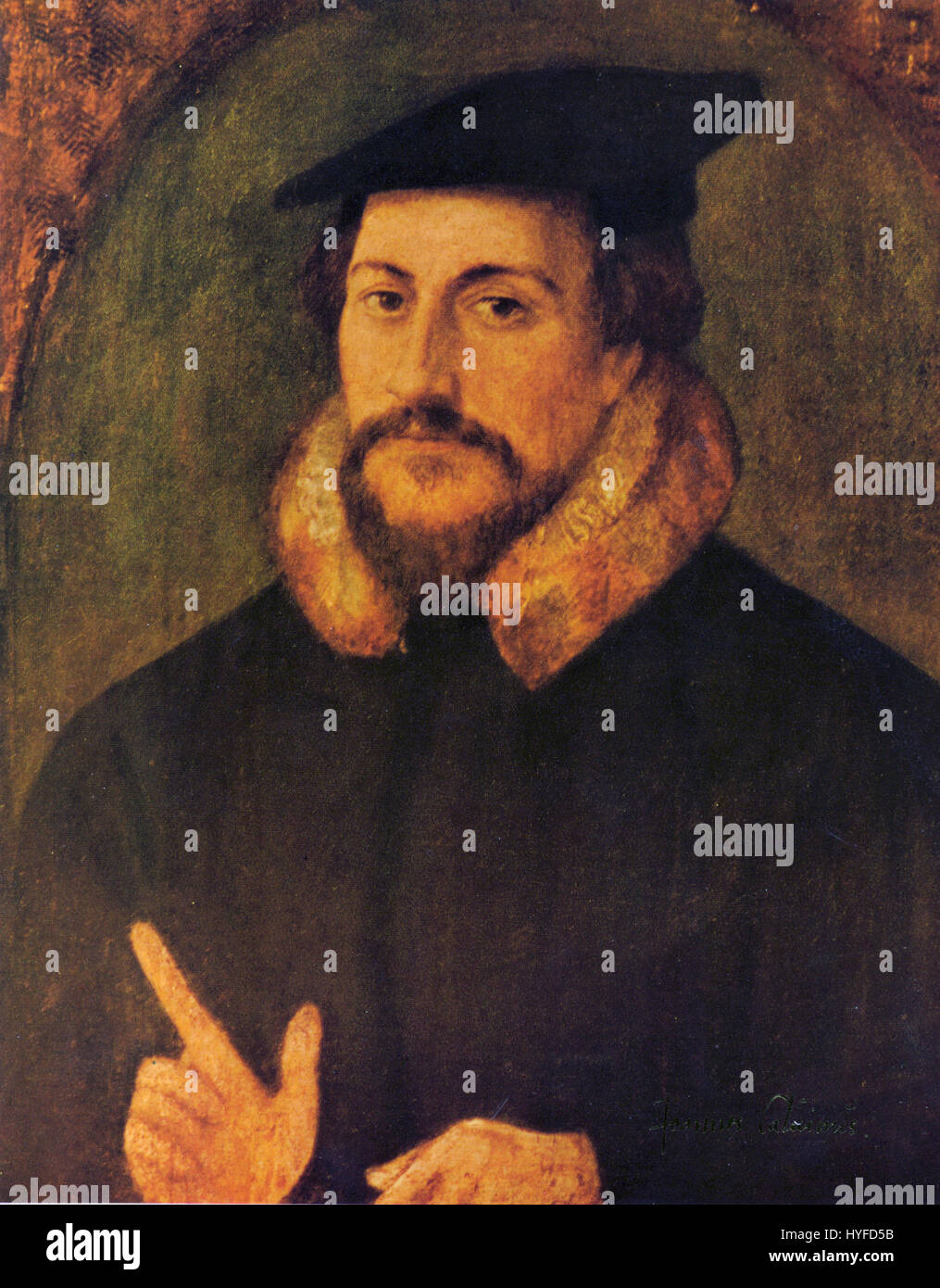 John calvin by holbein hi-res stock photography and images - Alamy