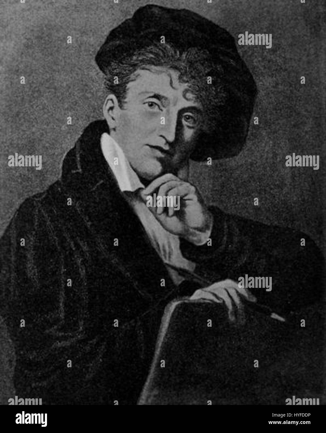 The portrait of Ludwig Geyer depicts the German actor and playwright ...