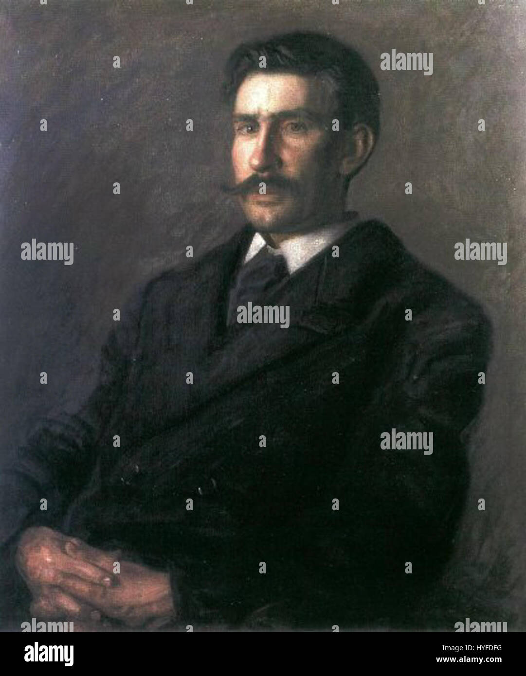 This portrait of Edward Willis Redfield, an American Impressionist ...