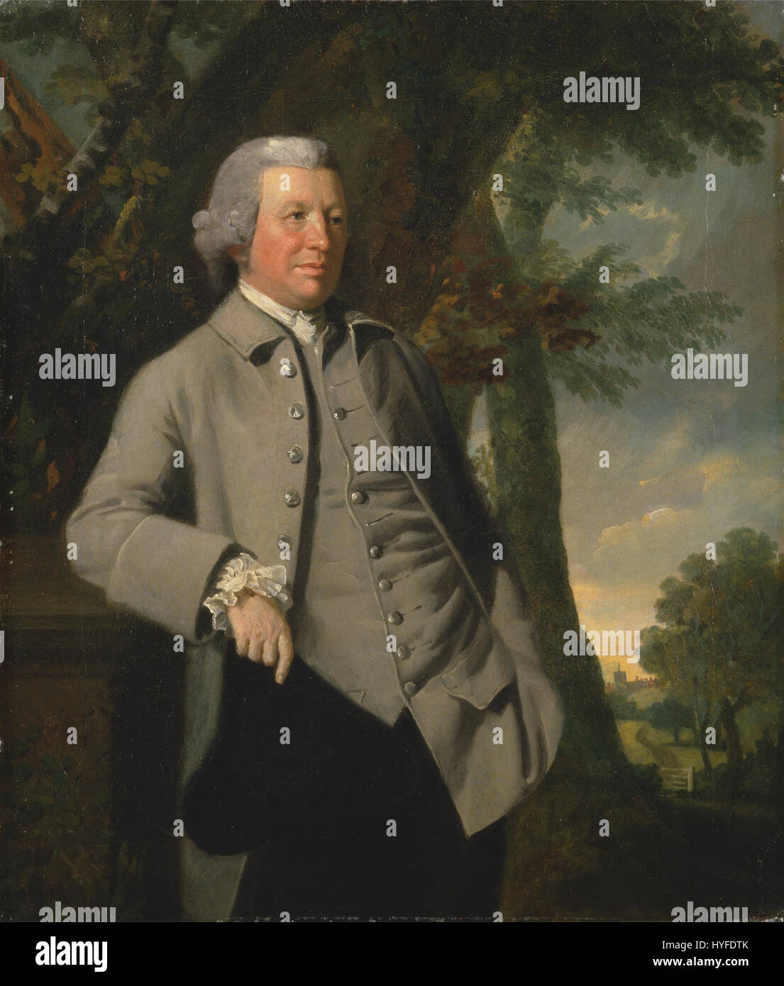 This portrait by Henry Walton depicts a gentleman of rural English ...