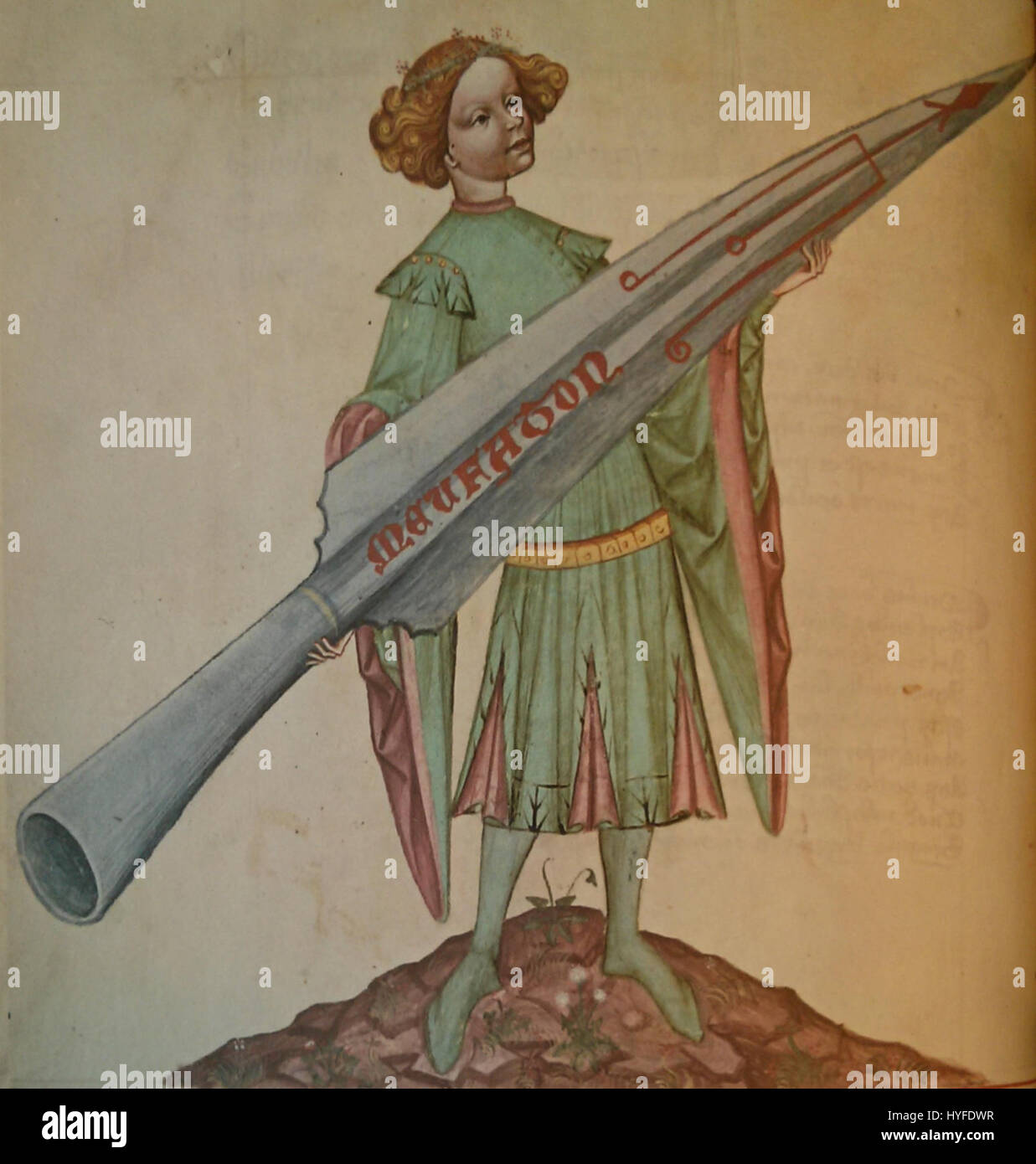 ‘Bellifortis’ by Conrad Kyeser, created around 1405, is a manuscript ...