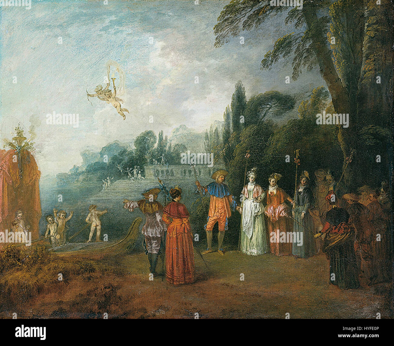 Jean antoine watteau cythera hi-res stock photography and images - Alamy