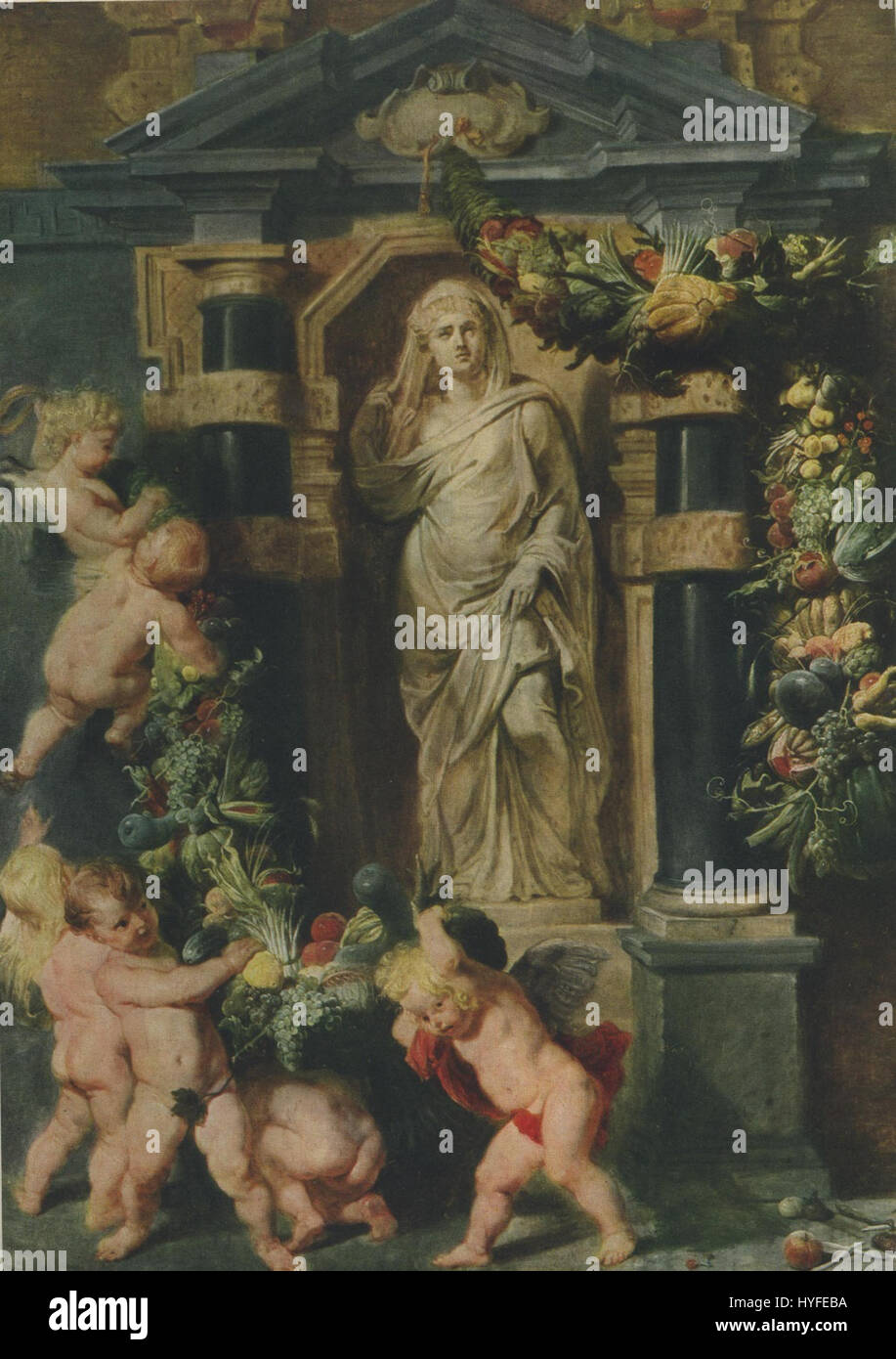 Statue by Peter Paul Rubens depicting Ceres, the Roman goddess of ...