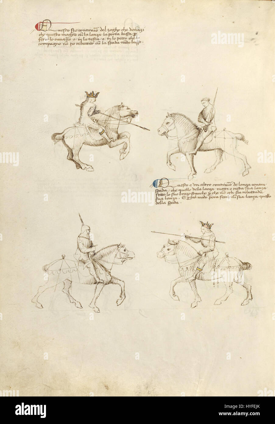 This manuscript page from the Getty Museum contains a depiction of ...