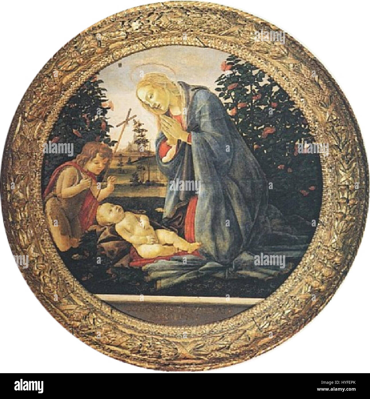 The 'Tondo di Piacenza' is a circular painting by Sandro Botticelli ...