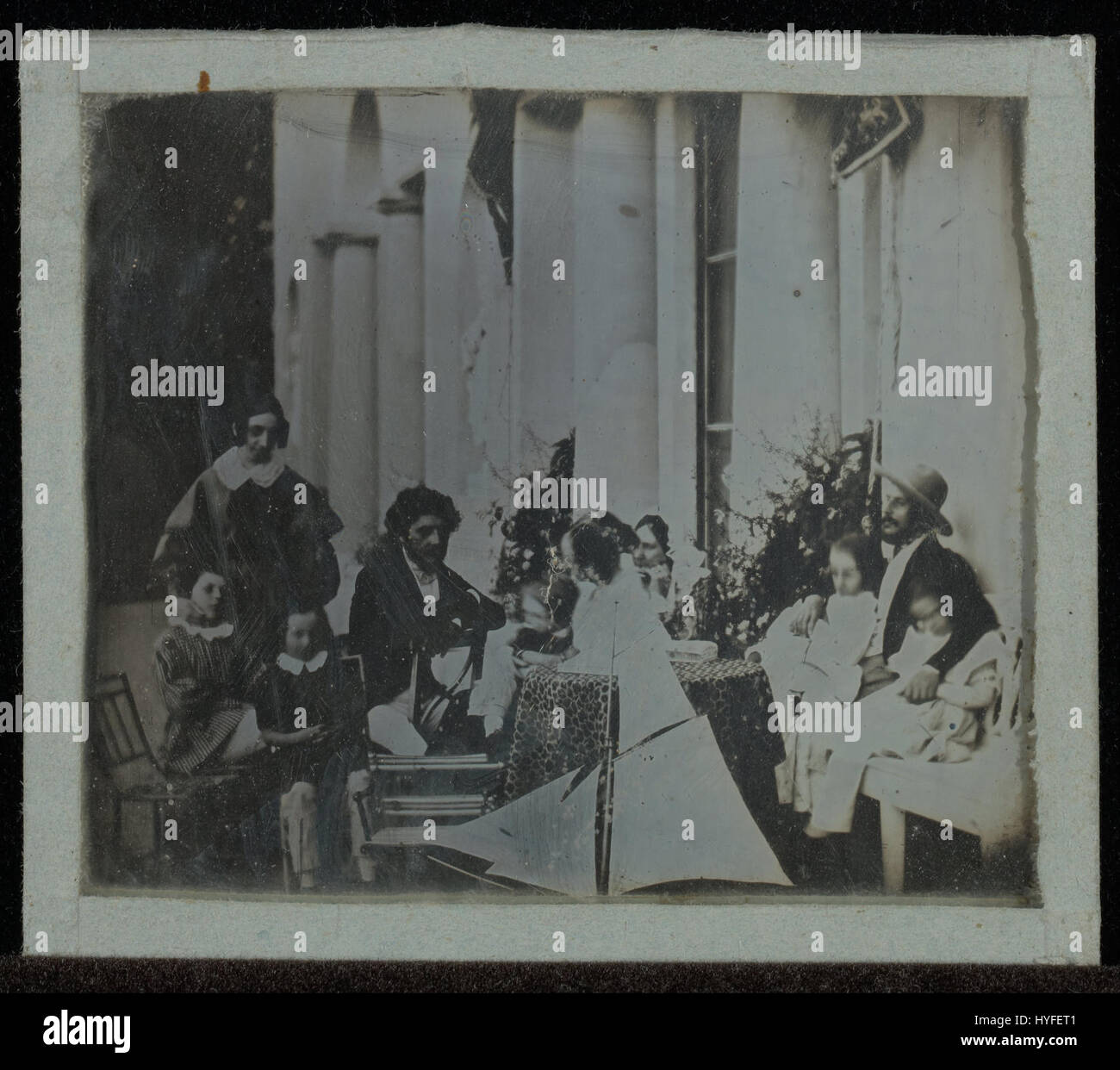 *Jean Gabriel Eynard's group portrait* features eight members of the ...