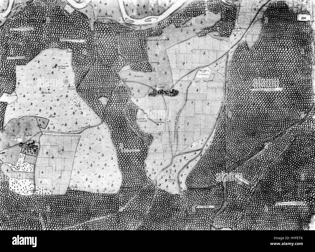 19th century forest map hi-res stock photography and images - Alamy