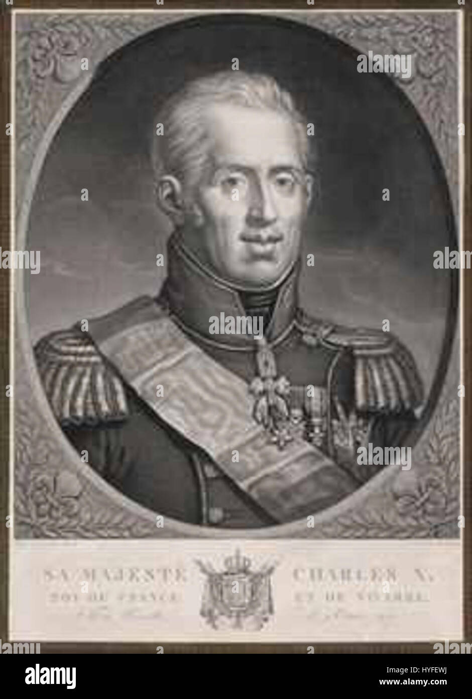 'Portrait de Charles X' is a formal portrait of Charles X, the last ...