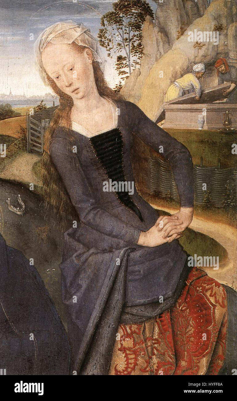 The portrait of *Magdalene* by Hans Memling captures the religious ...