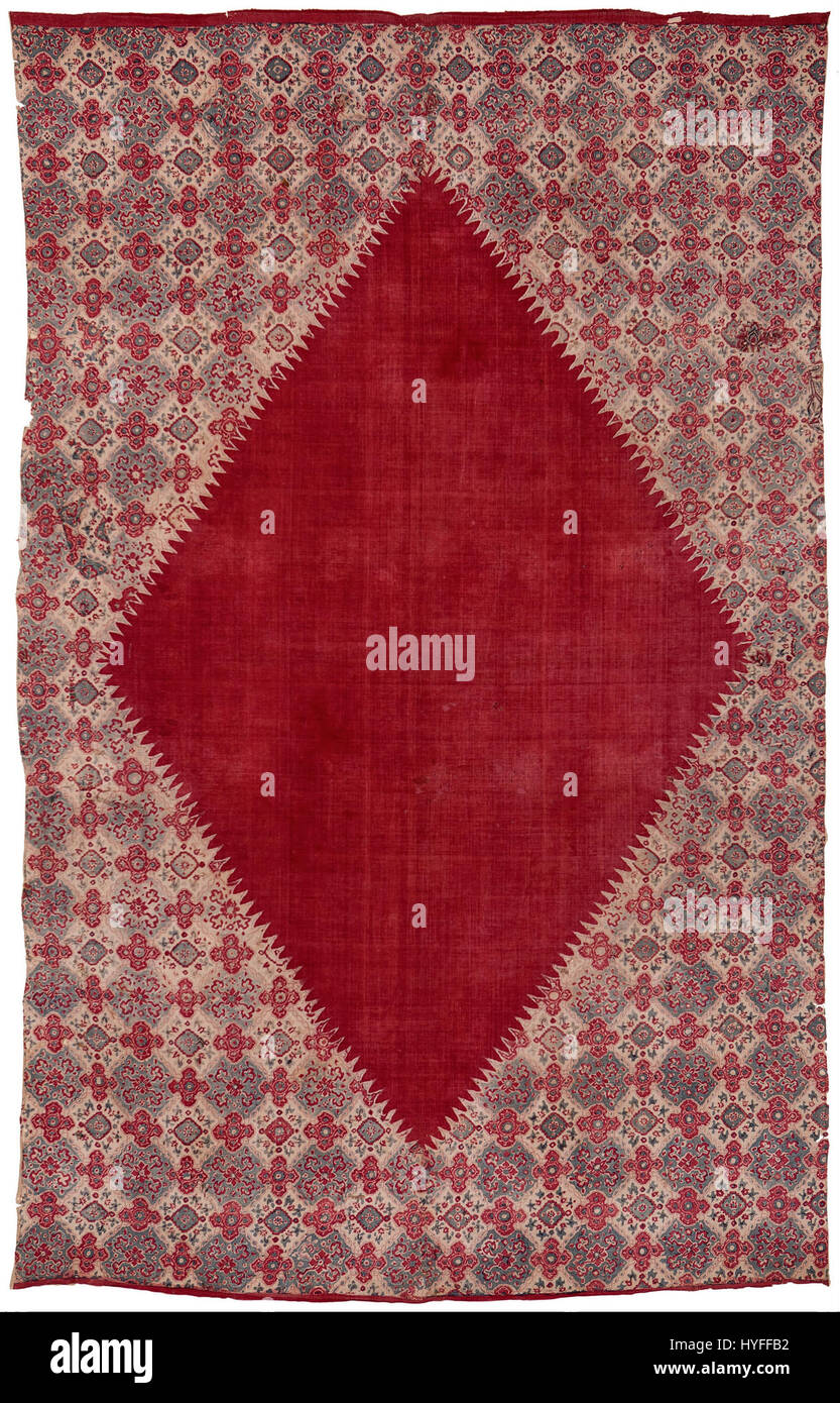 Ceremonial cloth and sacred heirloom (dodot) with central diamond field ...