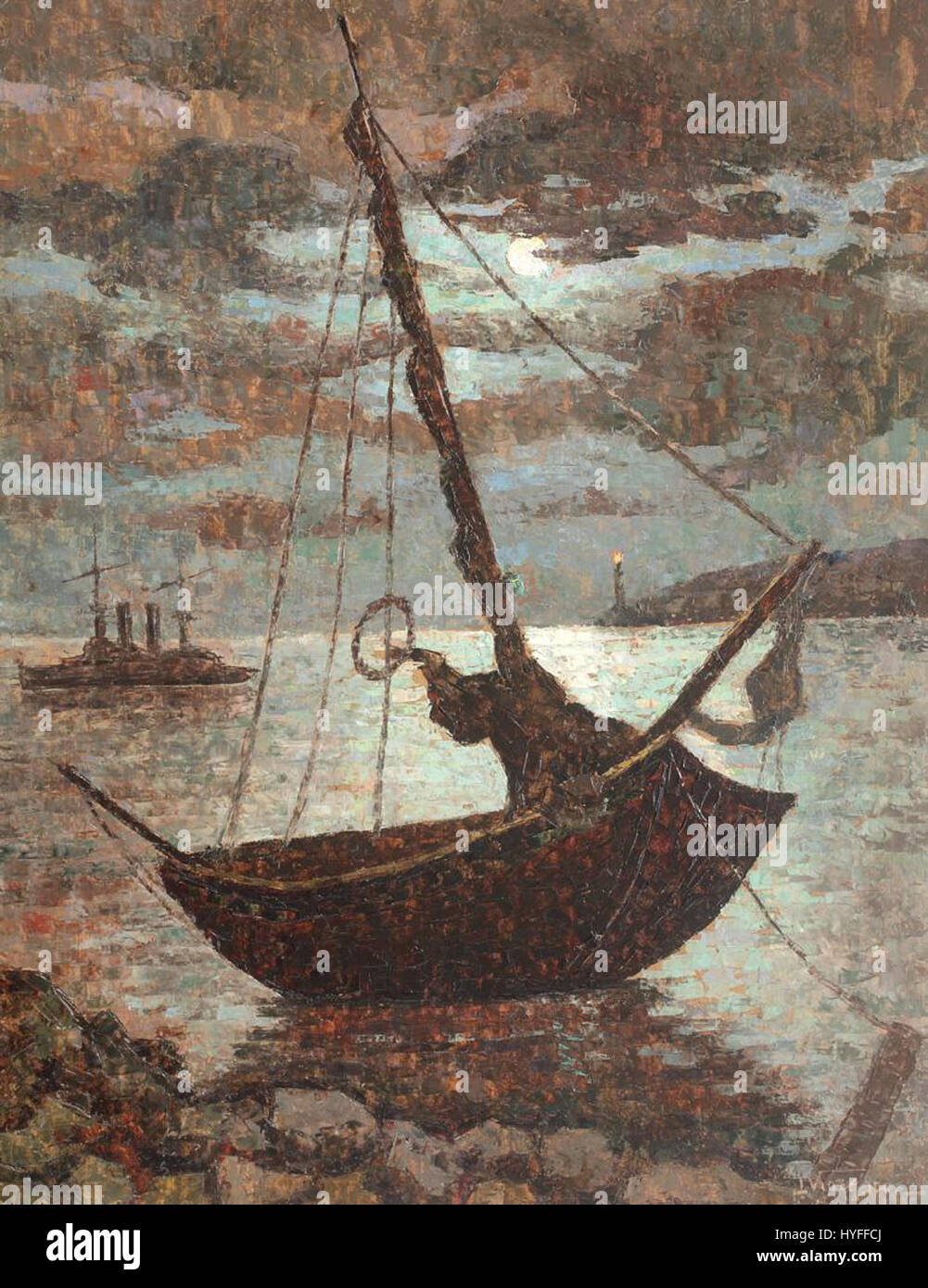 Leon Viorescu Marina refers to a series of maritime-themed artworks ...